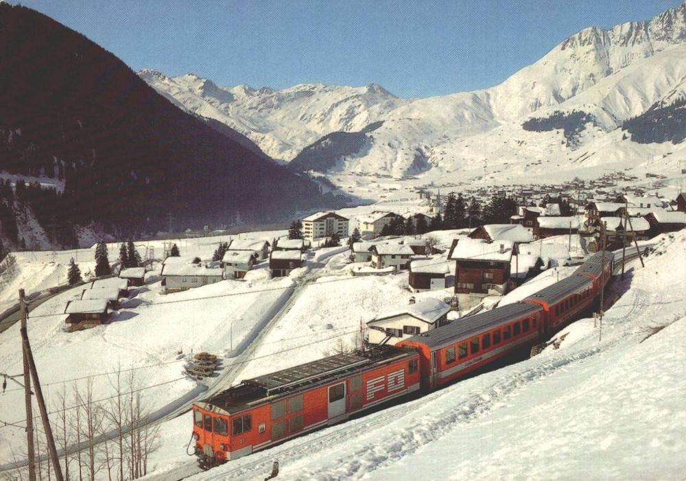 Sedrun Furka Oberalpbahn, Winter, gel. 1982 (Gebraucht) in Luzern für ...
