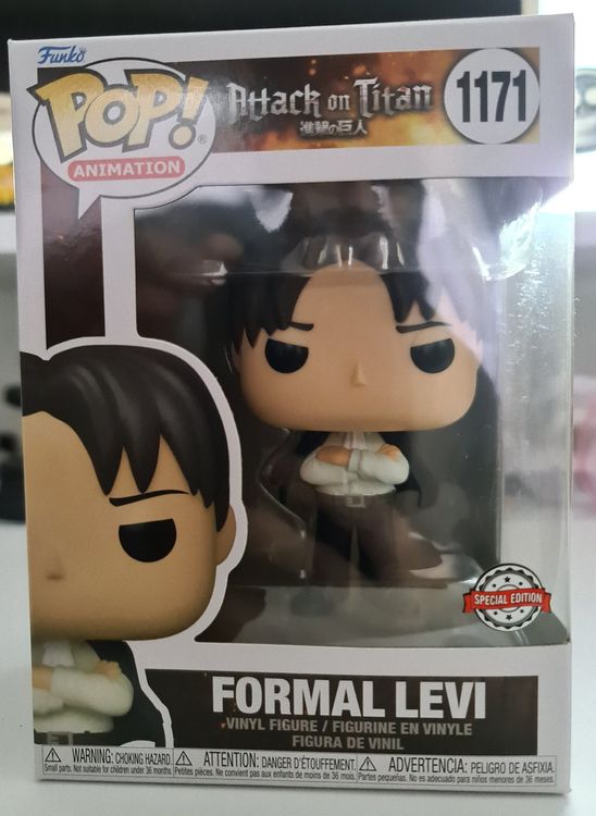Funko Pop ! Attack on Titan Formal Levi 1171 spécial édition | Kaufen ...