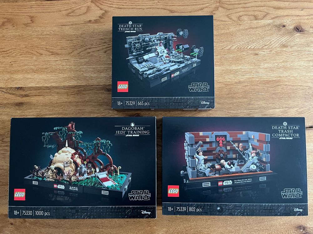 Lego 75329 + 75330 + 75339 Star Wars Dioramas NEU | Kaufen auf Ricardo