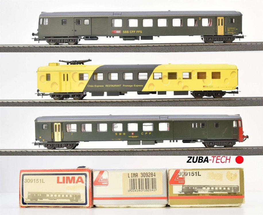 Lima 3x Personenwagen SBB H0 GS mit OVP (Gebraucht) in St. Gallen für CHF 43.5 – mit Lieferung ...