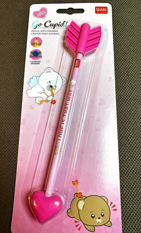 Legami St Valentin 2025 - Crayon avec gomme (Neu und originalverpackt ...
