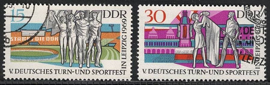 DDR 1969 – V. Deutsches Turn + Sportfest - 2er Set (Gebraucht) in ...