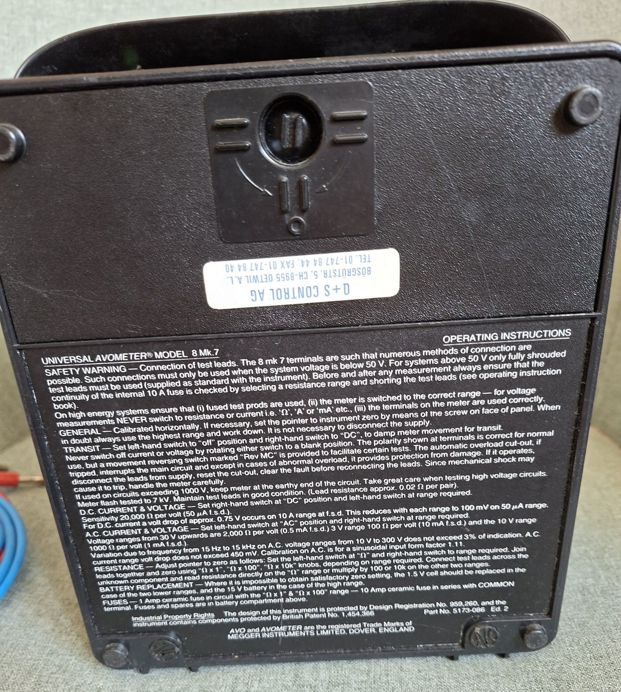 Analoges Messgerät - Avometer Eight MK.7 Multimeter (Gebraucht) in ...