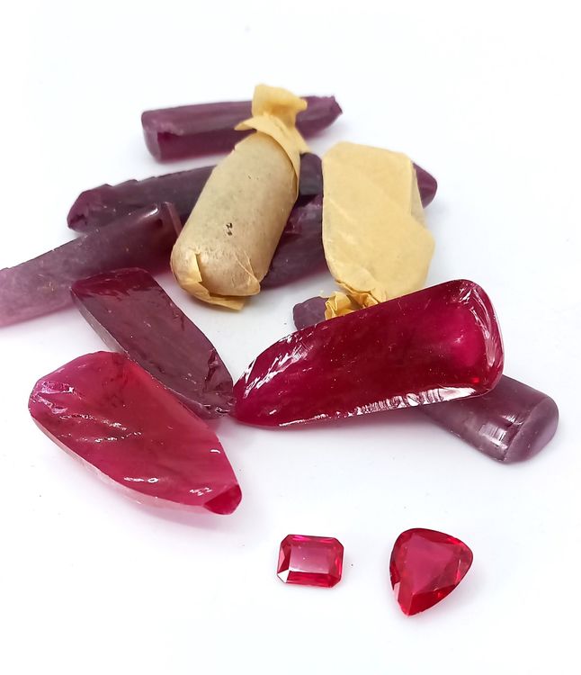 Rubin Synthese nach Auguste Verneuil (Neu (gemäss Beschreibung)) in ...