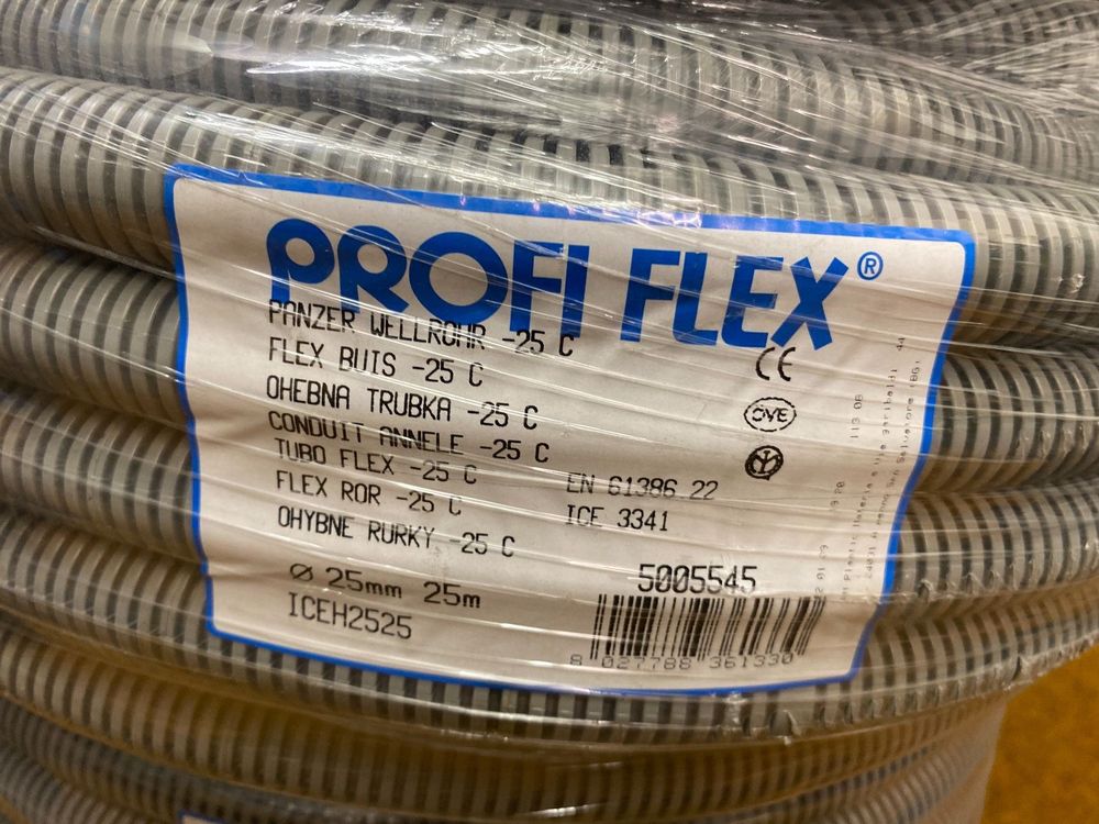 Profi Flex PCV Wellrohr d25mm 25m | Kaufen auf Ricardo