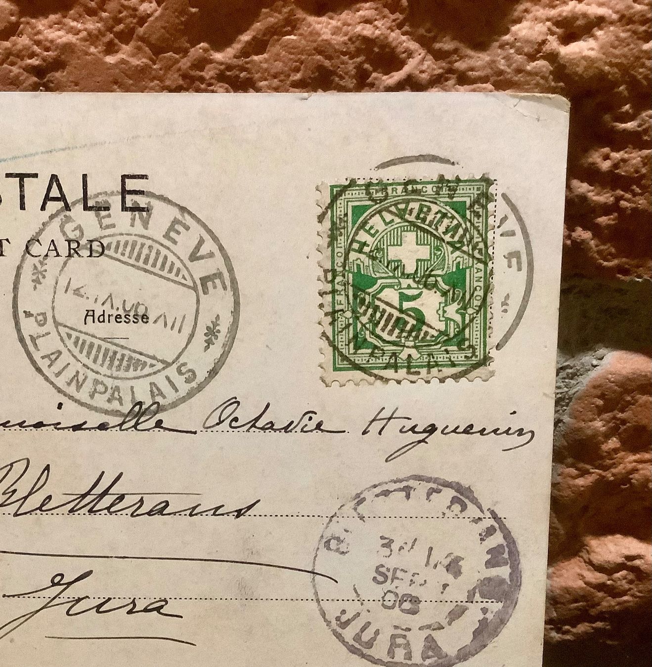 1906 - Le Théâtre et Statue du Général Dufour - Belebt (Gebraucht) in ...