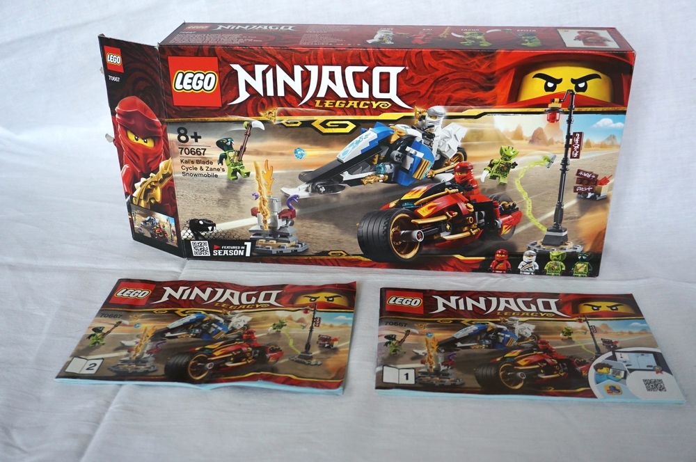 Kai's Blade Cycle & Zane's Snowmobile 70667 Lego Ninjago (Gebraucht) in ...
