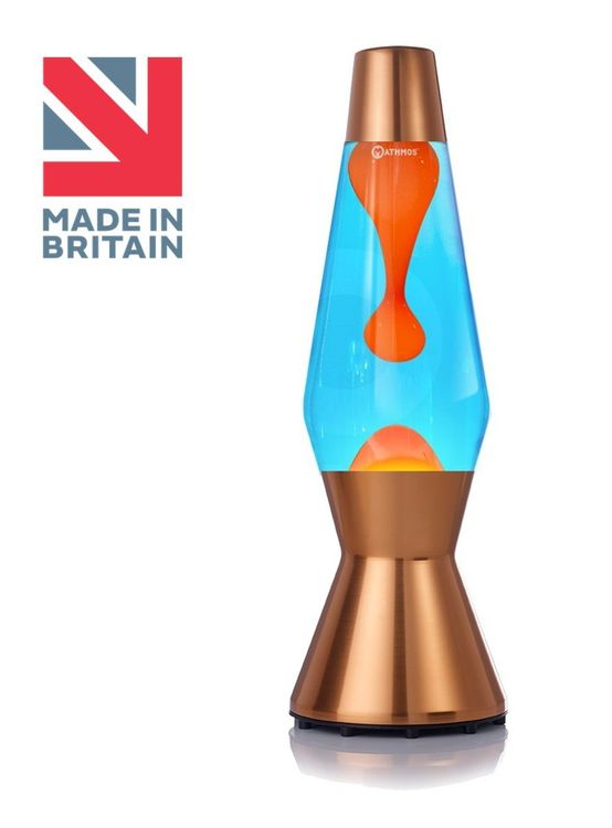 Mathmos Astro Lavalampe Kupfer Blau/Orange Spezialfüllung | Kaufen auf ...