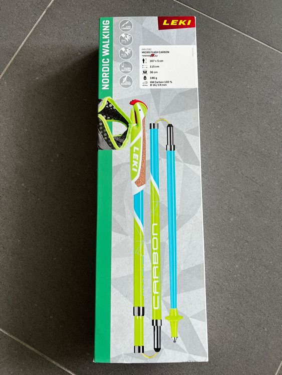 Leki Micro Flash Carbon 115 cm | Kaufen auf Ricardo