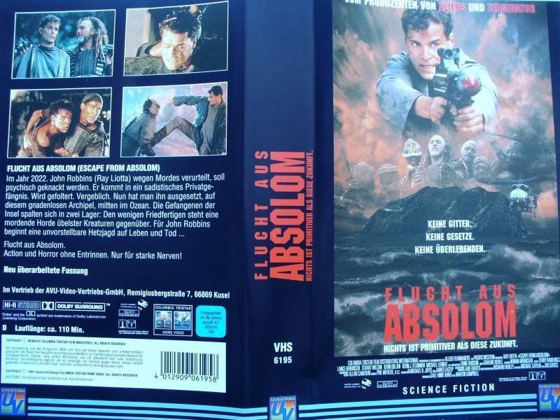Flucht aus Absolom VHS mit Ray Liotta, Lance Henriksen (Gebraucht) in ...