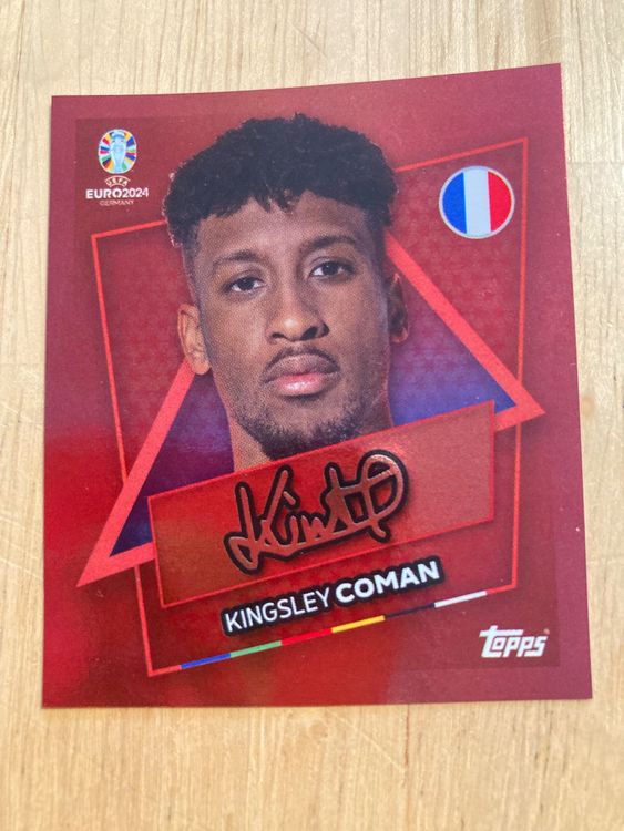 EM 24 Topps Kingsley Coman FR SP (Gebraucht) in Lausen für CHF 11 – mit ...