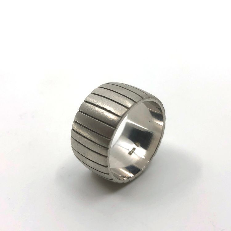 Ring Silber 925 breit, schlicht, schön | Kaufen auf Ricardo