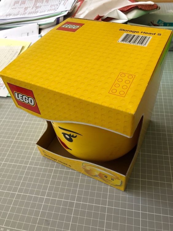 Elegantes Lego Kopf Aufbewahrung Bilder