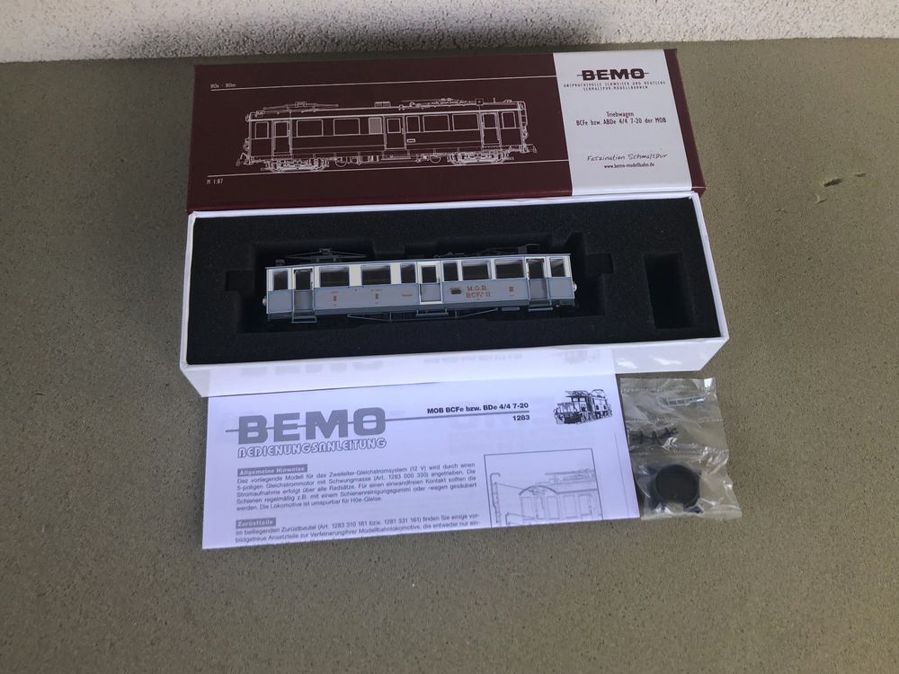 BEMO MOB BCFe 4/4 11 Museumstriebwagen HOm digital (Neu und ...