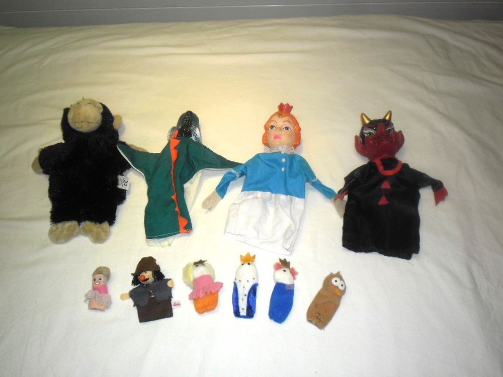 Handspielfiguren / Kasperlifiguren und Fingerfiguren (Gebraucht) in ...