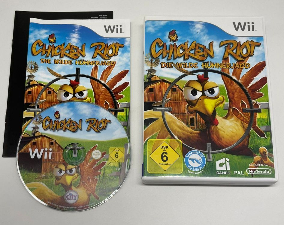 Chicken Riot: Die wilde Hühnerjagd - Nintendo Wii (OVP) | Kaufen auf ...