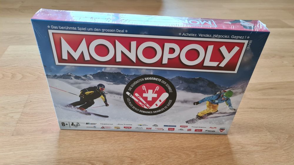 MONOPOLY Die Schönsten Skigebiete der Schweiz Brettspiel NEU (Neu und originalverpackt) in ...