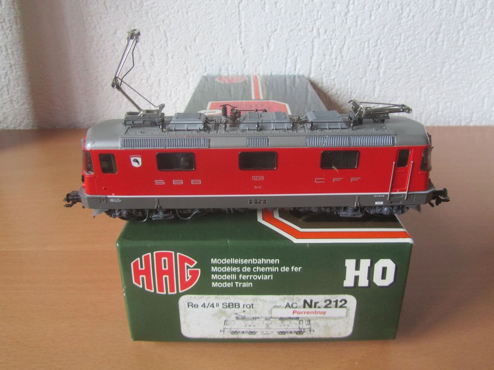 HAG HO AC Nr. 212 Re 4/4 II SBB "Porrentruy" digital OVP (Gebraucht) in Porrentruy für CHF 399 ...