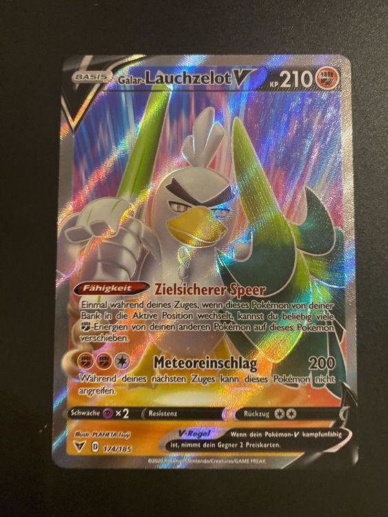 Pokemonkarte Galar Lauchzelot Fullart (Neu (gemäss Beschreibung)) in Neuhausen für CHF 7 – mit ...