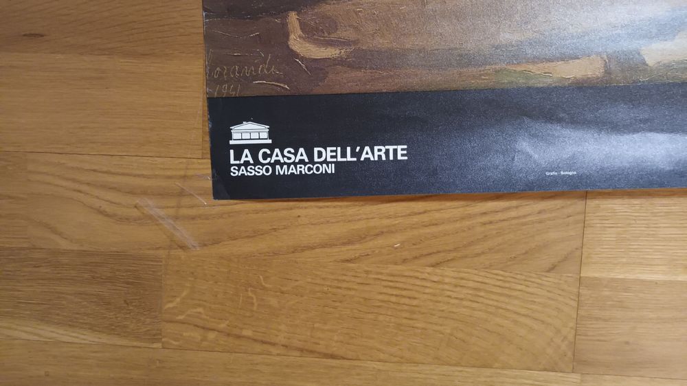 Plakat LA CASA DELL ARTE SASSO MARCONI MORANDI 1941 (Usato) a chur per ...