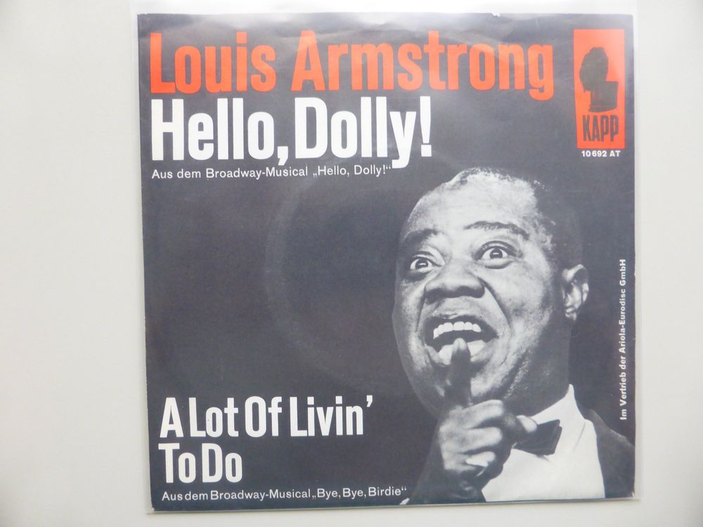 VINYL SINGLE LOUIS ARMSTRONG (Gebraucht) in Küssnacht am Rigi für CHF 2 ...