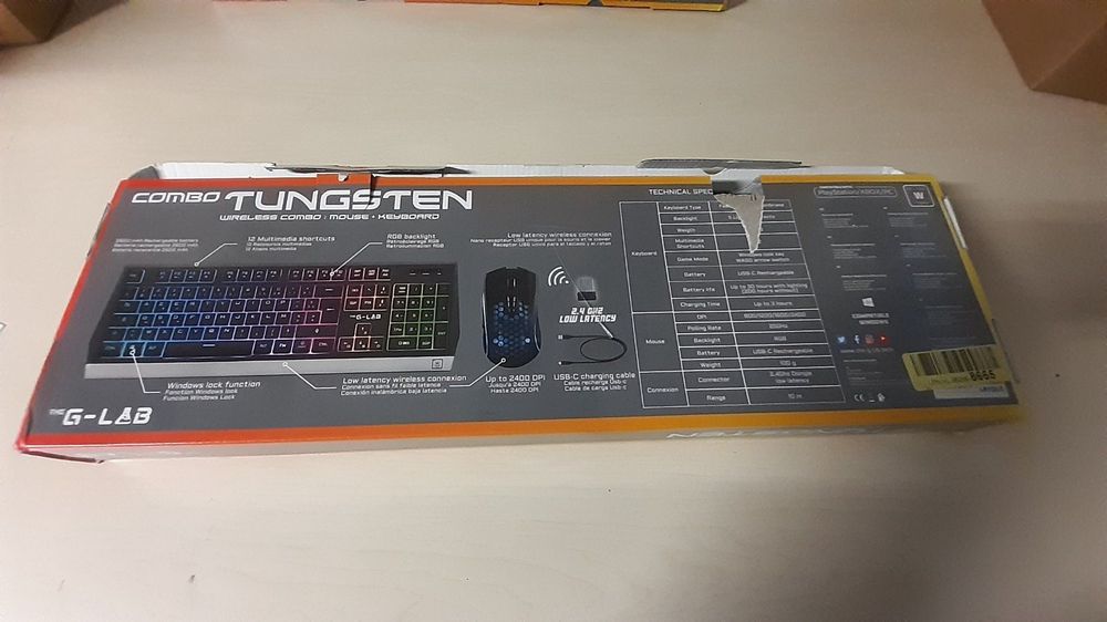 THE G-LAB Combo TUNGSTEN – Gaming-Tastatur- und Maus-Set | Kaufen auf ...