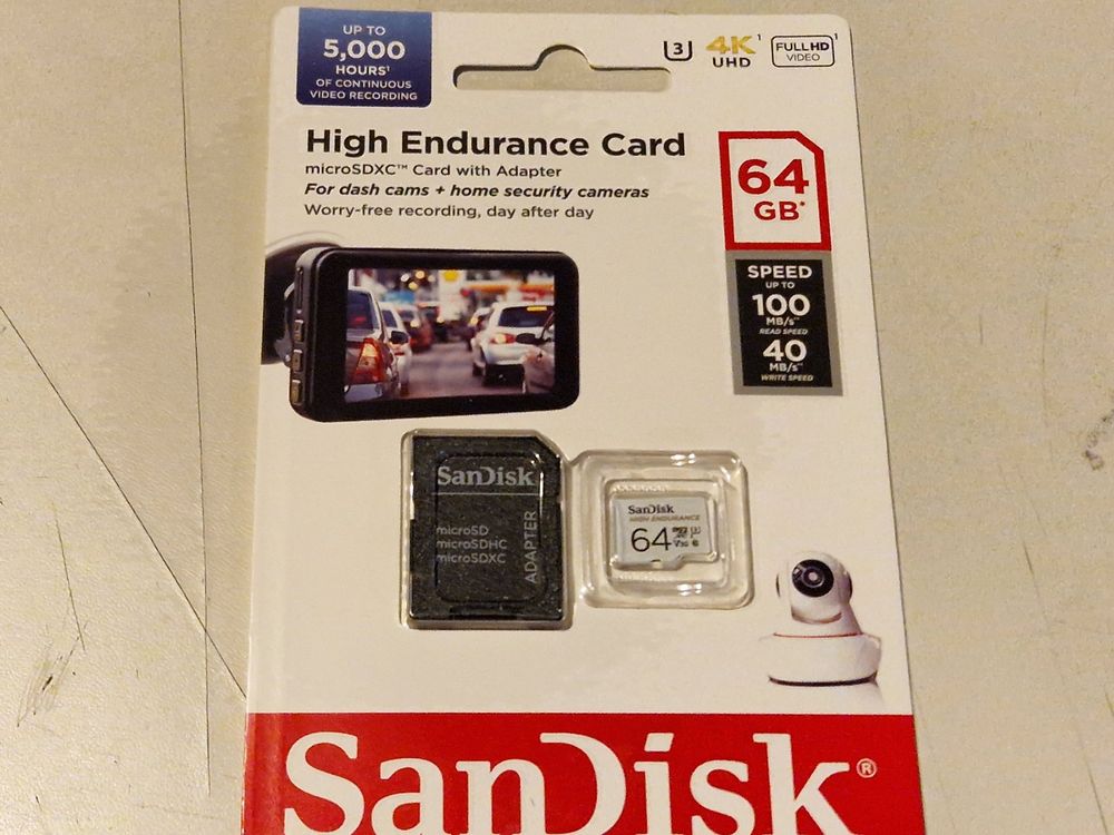 SanDisk 64GB Micro SD Card mit Adapter | Kaufen auf Ricardo