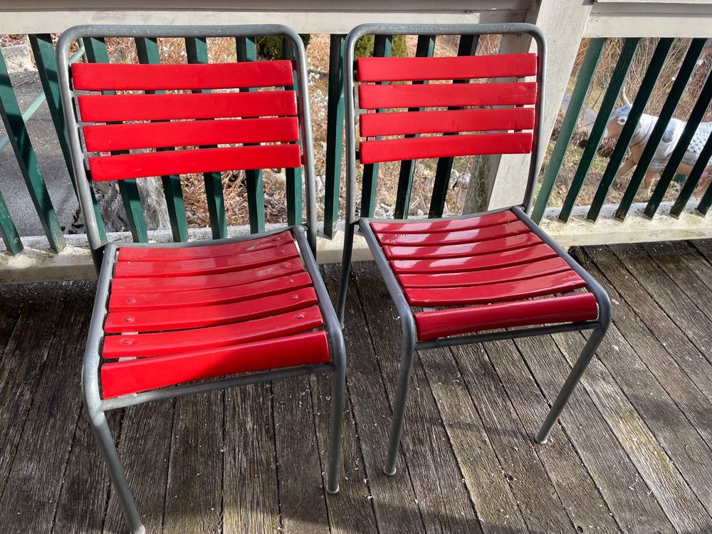 Gartenstühle alt/ vintage; vermutlich Bigla o. ä. | Kaufen auf Ricardo