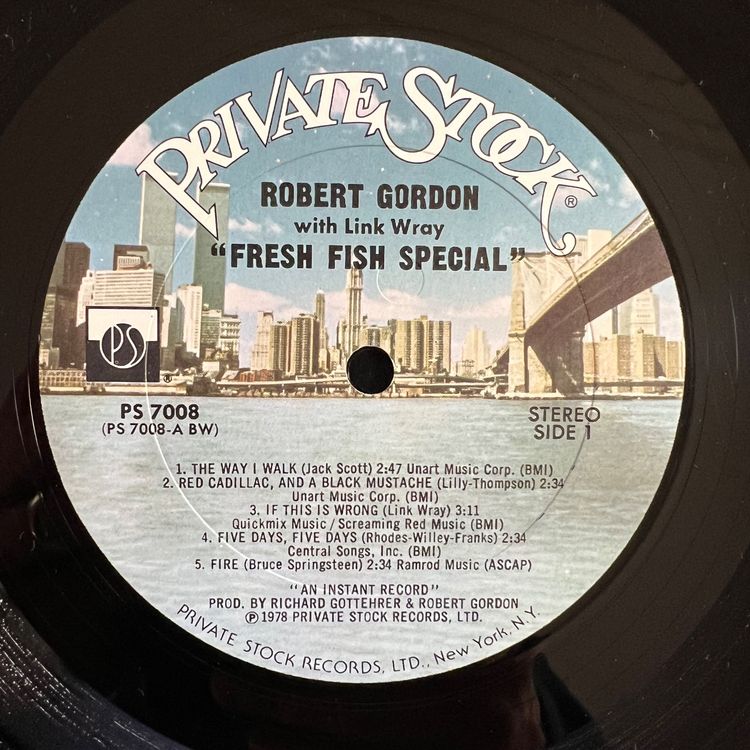Robert Gordon & Link Wray - Fresh Fish Special / 1. US 1978 (Gebraucht ...