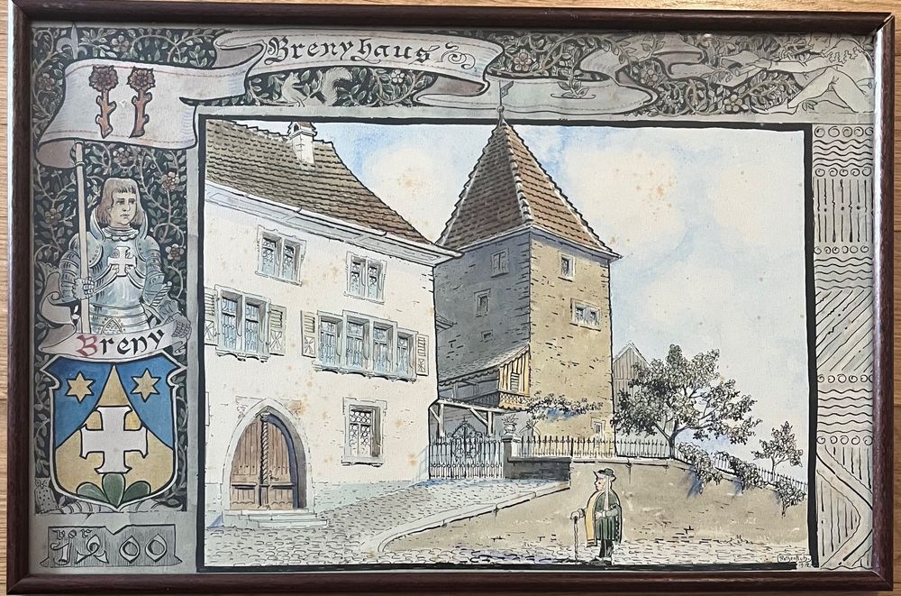 Brenyhaus Ansicht Antike Mischtechnik, Unl. Signiert (Gebraucht) in Root für CHF 34 – nur ...