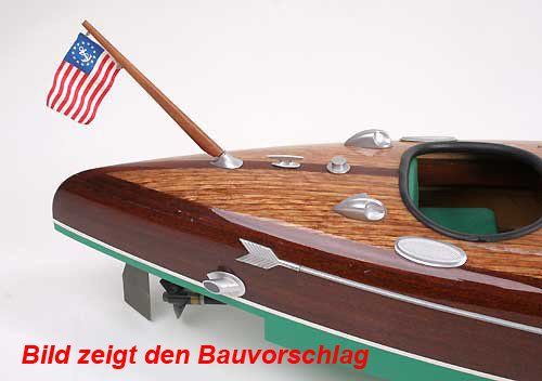 RC Boot Bausatz Typhoon Dumas, 1/10, 1079mm, Mahagoni | Acheter sur Ricardo