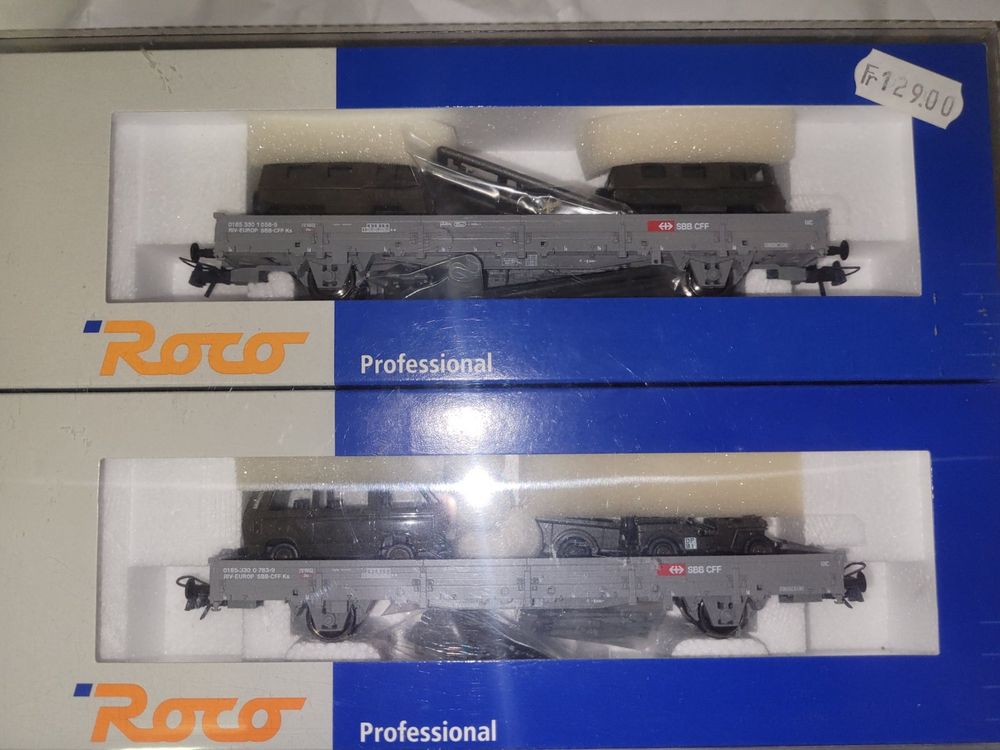 roco 44191 wagons avec vhc militaires (Gebraucht) in Crésuz für CHF 108 ...