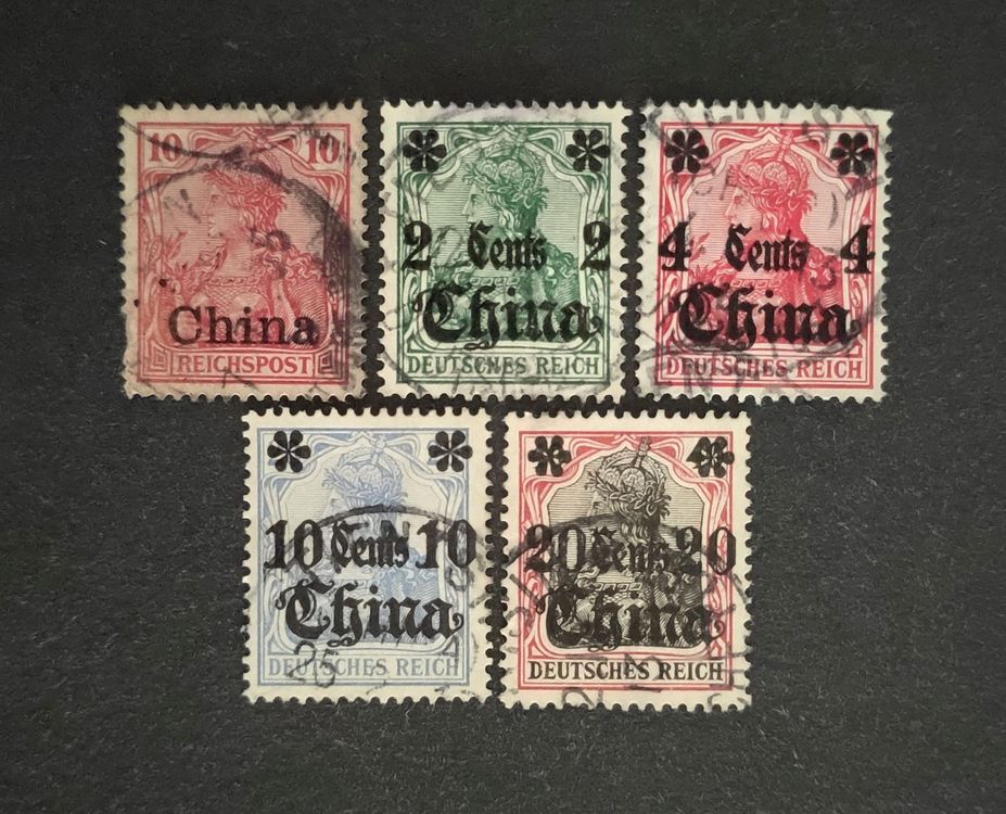 Deutsche Post in China, LOT gestempelt (Gebraucht) in Wil SG für CHF 5. ...