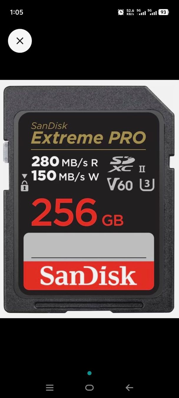 SanDisk Extreme PRO UHS-II V60 256GB (Neu (gemäss Beschreibung)) in ...