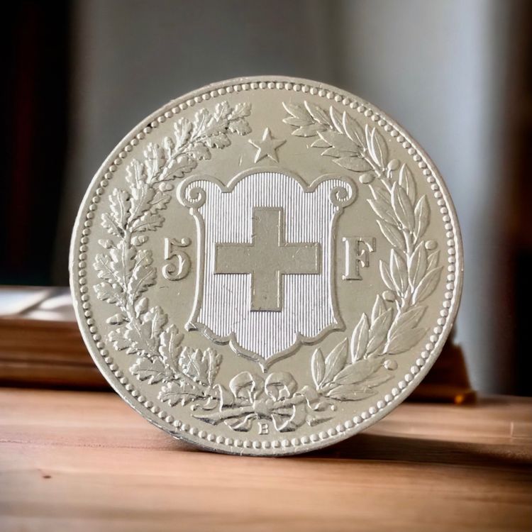Schweiz 5 Franken Silber Jahrgang 1891 (Gebraucht) in Winterthur für CHF 205 – mit Lieferung auf ...