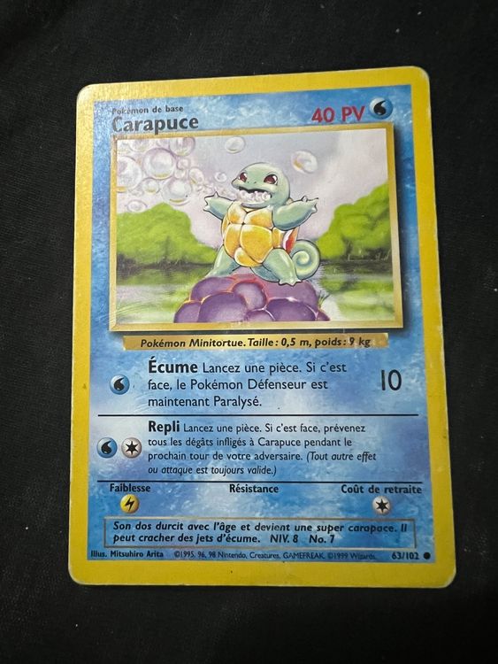 Pokémon Wizards: Carapuce 63/102 FR (Gebraucht) in Palézieux-Village ...