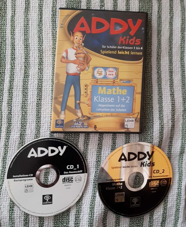 PC Lernspiel ADDY KIDS Mathe 1 + 2 Klasse (Gebraucht) in Breitenbach für CHF 6 – mit Lieferung ...
