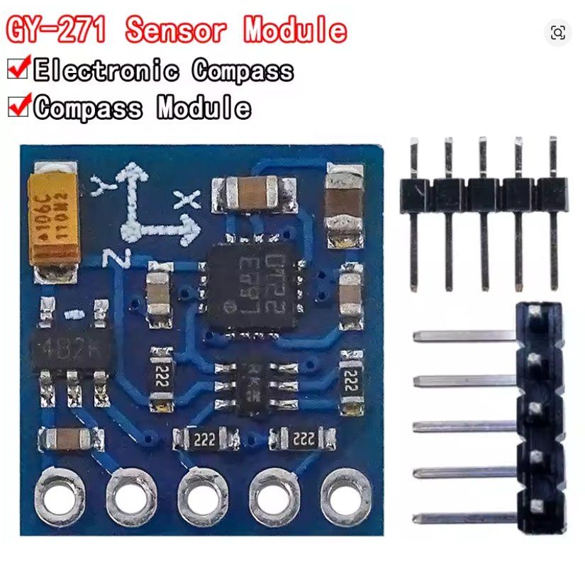 GY-271 SY-152 3-5V 3-Achsen Kompass Sensor Modul für Arduino (Neu und ...