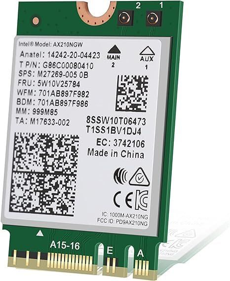 Intel Wi-Fi 6 AX201NGW WLAN und Bluetooth Modul (Gebraucht) in Gossau ...
