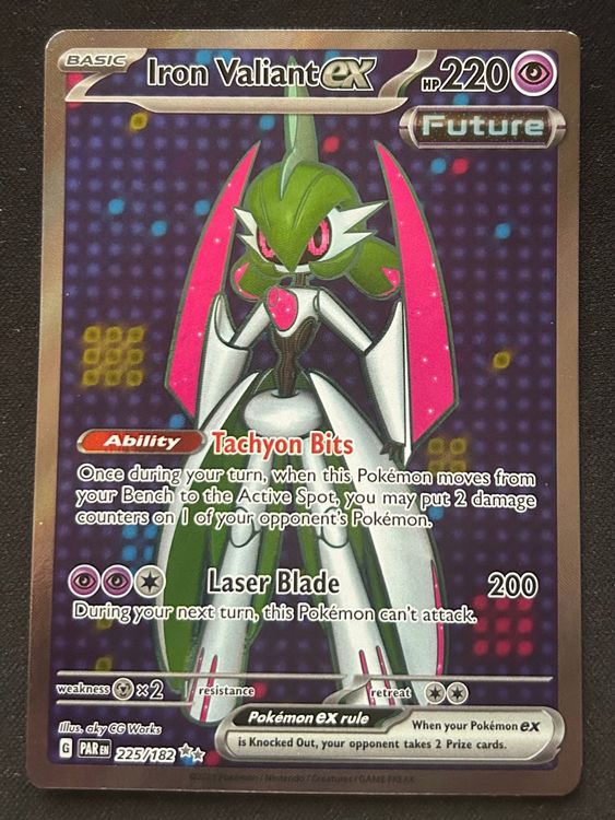 Iron Valiant ex 225/182 PAR EN Full Art | Kaufen auf Ricardo