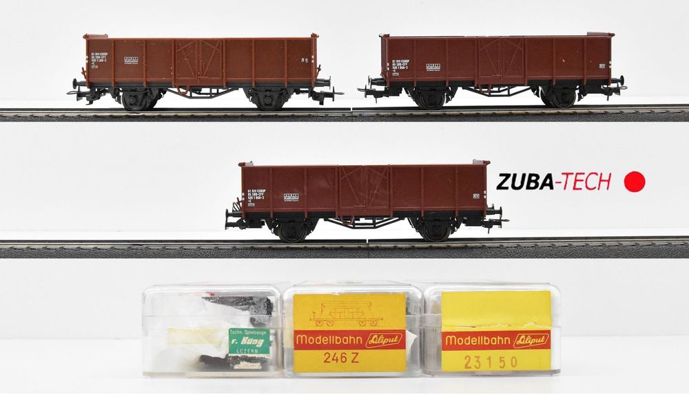 3x Liliput offene Güterwagen SBB H0 GS (Gebraucht) in St. Gallen für CHF 6 – mit Lieferung auf ...