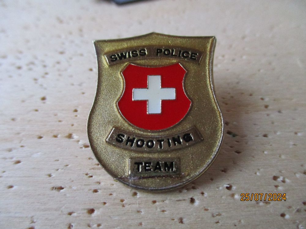 Swiss Police Polizei Shooting Team Pin (Neu (gemäss Beschreibung)) in ...