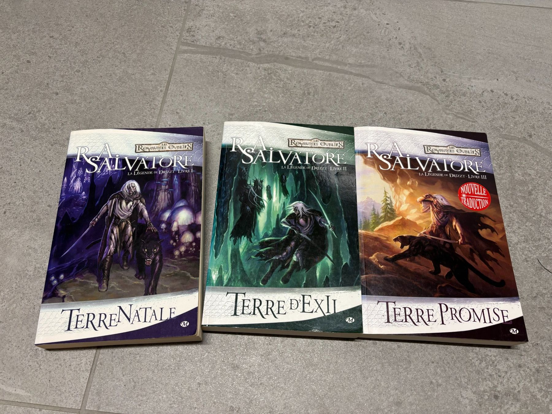 Trilogie de base Royaumes oubliés elfe noir R. A. Salvatore (Gebraucht ...