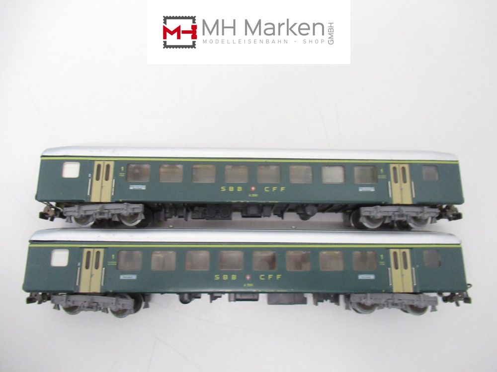 Märklin 2x 4066 Personenwagen 1.Klasse SBB CFF FFS Tin Plate (Gebraucht) in Basel für CHF 35 ...