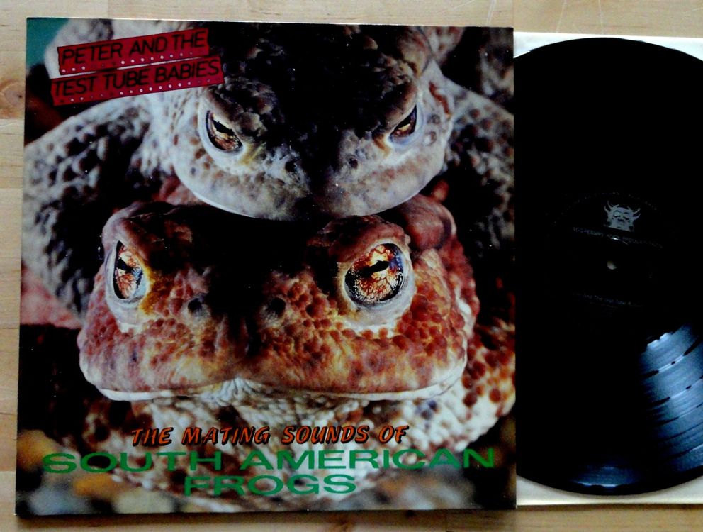 LP PETER AND THE TEST TUBE BABIES south american frogs 1983 (Gebraucht ...
