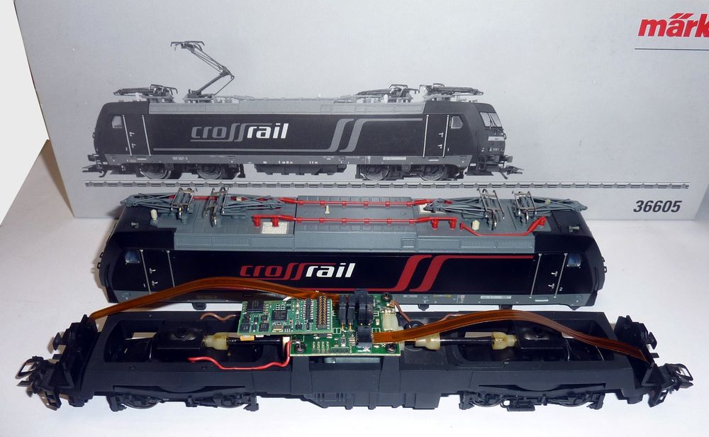 Märklin 36605 BR E 185.5 TRAXX CrossRail DIGITAL Sound H0 (Gebraucht ...
