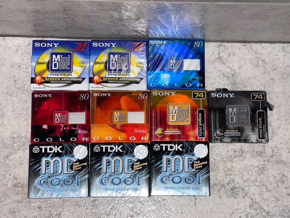 10 Sony und TDK Mini Disc - neu (Gebraucht) in für CHF 45 – mit ...