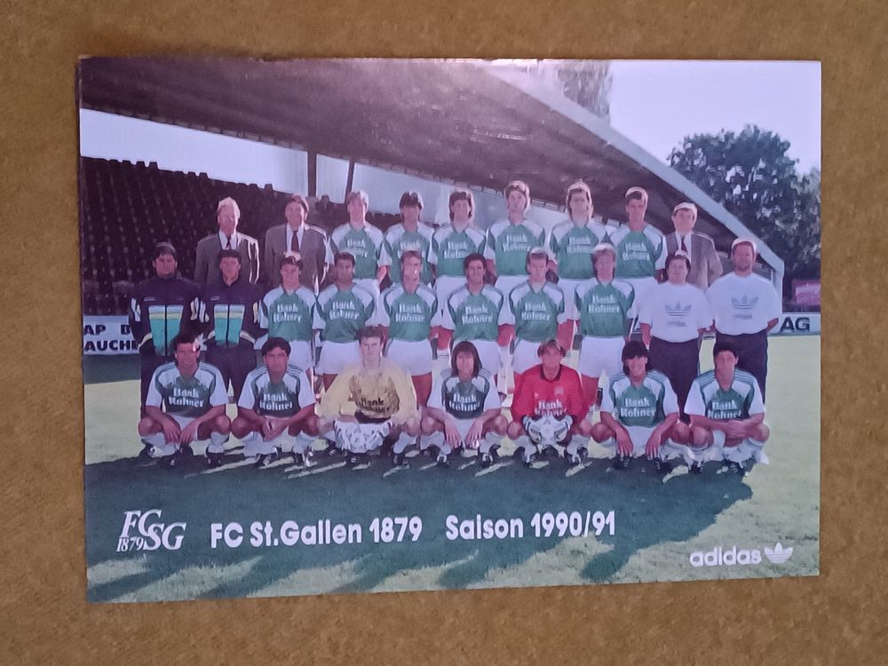 FC St.Gallen Mannschaftskarte 1990 (Gebraucht) in Menziken für CHF 9.9 – mit Lieferung auf ...