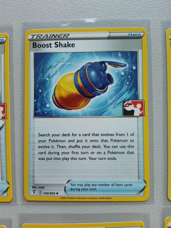 Boost Shake - Pokemon TCG Prize Pack Stamp Stempel | Kaufen auf Ricardo