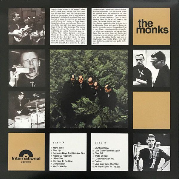 Monks – Black Time - Legendary 1966 garage punk LP! NEW RE | Kaufen auf ...